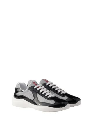 Click here for Prada Mens Americas Cup Sneakers Patent Leather An... prices