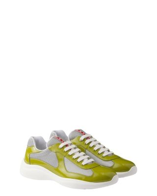 Click here for Prada Mens Americas Cup Sneakers Patent Leather An... prices