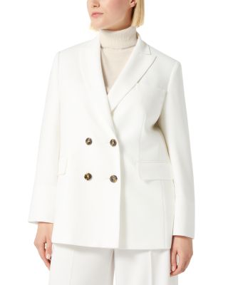 Click here for Marina Rinaldi Fox Double Breasted Blazer prices