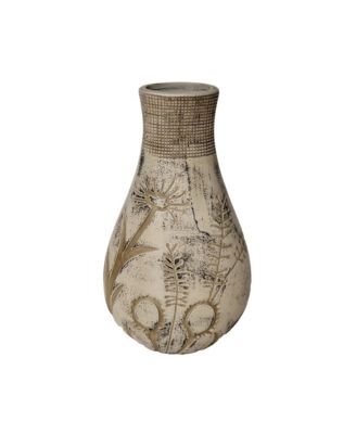 Click here for Tov Furniture Earthenware Floral Pattern Vase prices
