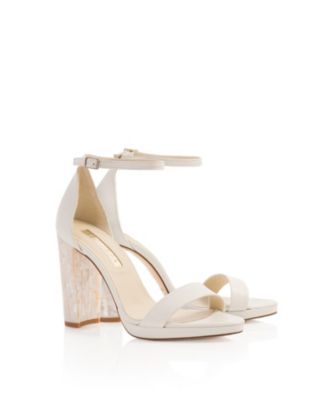 Click here for Freya Rose Womens Dove Ankle Strap Pearl Heel Sand... prices