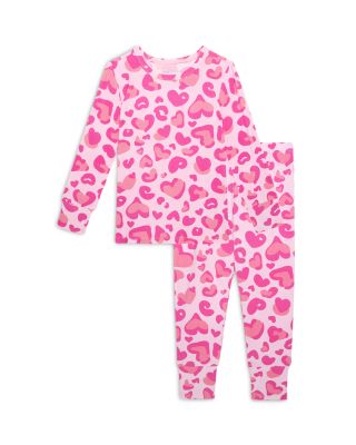 Click here for Posh Peanut Girls Love Leopard Classic Pajama Set... prices