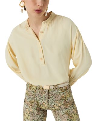 Click here for Gerard Darel Cezanne Tunisian Collar Blouse prices