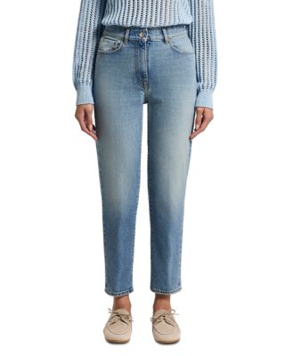 Click here for Peserico Low Rise Straight Crop Jeans in Ink prices