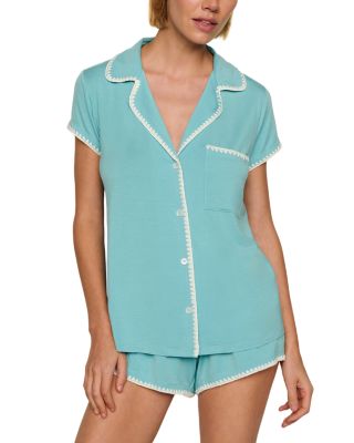 Click here for Eberjey Frida Whipstitch Short Pajama Set prices