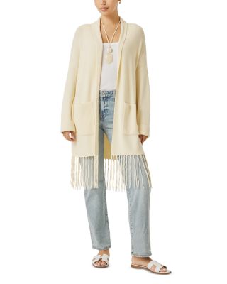 Click here for Splendid Spl X Cj Fringe Open Front Cardigan Sweat... prices
