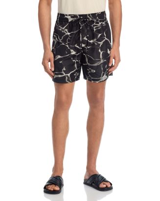 Stampd 4.4" Blackwater Swim Trunks - Exclusive | Bloomingdale's Men