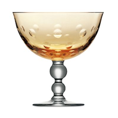 Click here for Saint Louis Bubbles Amber Footed Cup prices