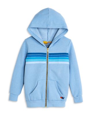 Click here for Aviator Nation Unisex 5 Stripe Zip Hoodie - Little... prices
