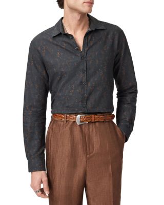 Click here for John Varvatos Bucks Linen Cotton Shirt prices