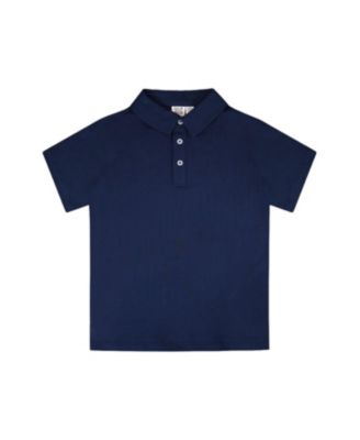 Click here for Deux par Deux Boys Short Sleeve Classic Collar Pol... prices