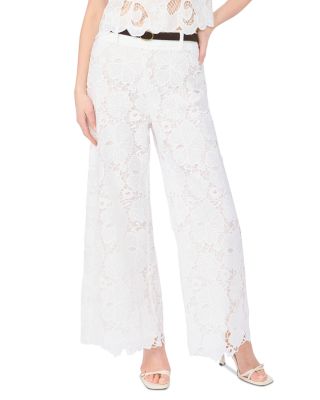 Click here for Vince Camuto Wide Leg Pull On Lace Pants prices