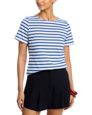 Click here for Saint James Etrille Ii Striped Tee prices