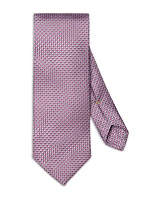 Click here for Eton Geometric Silk Classic Tie prices