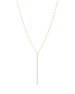 Click here for Lana 14K White & Yellow Gold Diamond Linear Lariat... prices