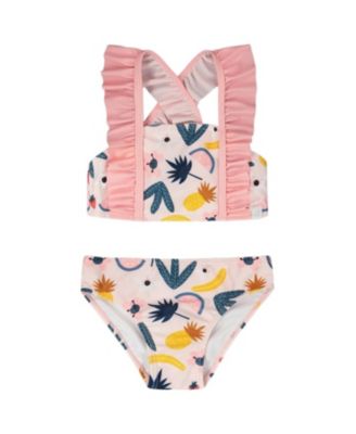 Click here for Deux par Deux Girls Two-Piece Ruffle Fruits Swimsu... prices