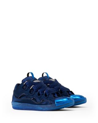 Click here for Lanvin Unisex Curb Sneakers In Satin prices
