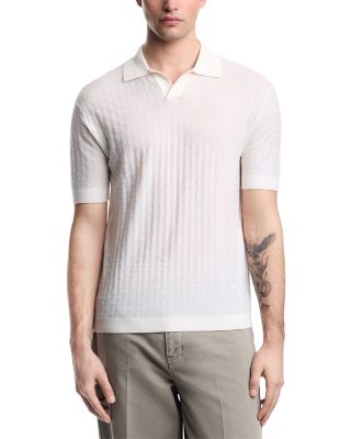 Click here for Emporio Armani Knit Basketweave Polo Sweater prices