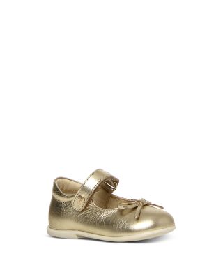 Click here for Naturino Girls Metallic Leather Ballet Flats - Bab... prices