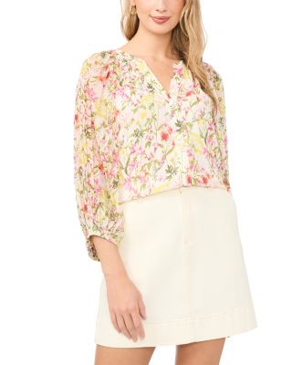 Click here for Vince Camuto Pleated Blouson Sleeve Blouse prices