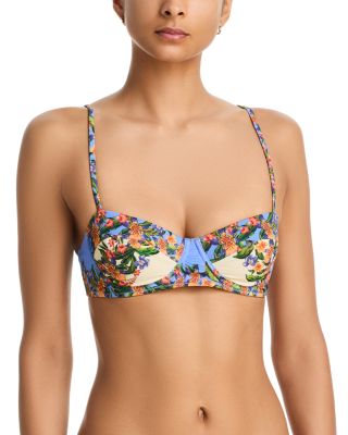Click here for Farm Rio Hilo Stripes Underwire Bikini Top prices