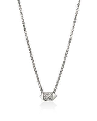 Click here for John Hardy Sterling Silver Icon Diamond Pyramid Pe... prices