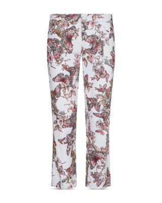 Click here for LAgence Blaine Low Rise Crop Stovepipe Jeans in Wh... prices