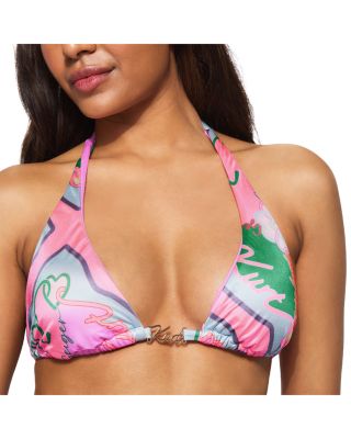 Click here for Kurt Geiger London Kurt Triangle Bikini Top prices