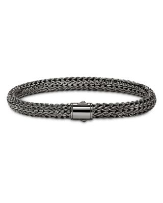 Click here for John Hardy Sterling Silver Icon Dark Woven Link Br... prices