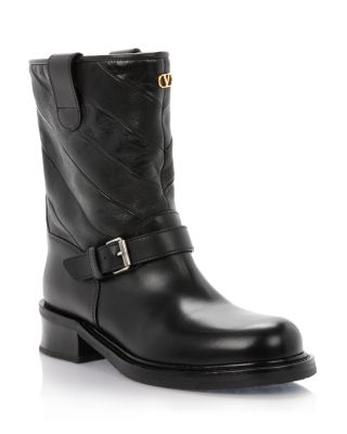 Click here for Valentino Garavani Womens Buckle Booties prices