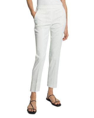 Click here for Theory Treeca Good Linen Pull-On Pants prices