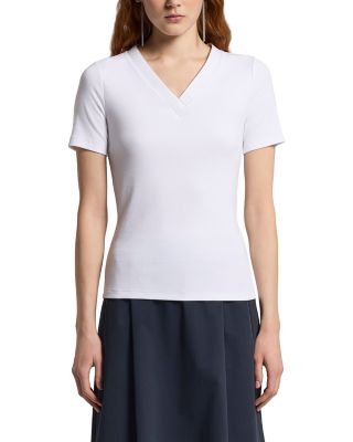 Click here for Peserico Mixed Media V Neck Tee prices