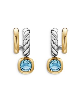 Click here for Dy Mercer Color Two Row Drop Earrings in Sterling... prices