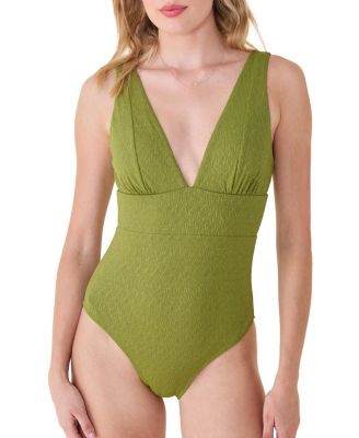 Click here for Andie Womens Mykonos Plunge One Piece Swimsuit prices