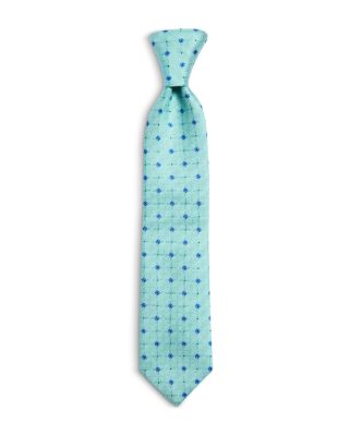 Click here for Canali Silk Classic Geometric Floral Grid Tie prices