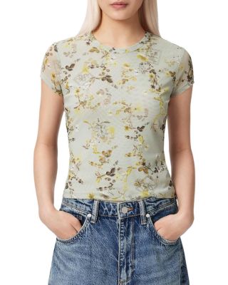 Click here for Allsaints Ellie Mesh Tee prices