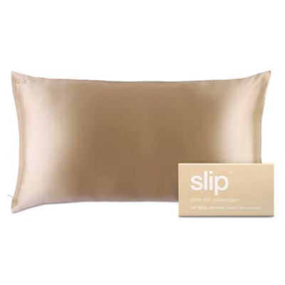 Click here for Slip 20 x 36 King Pure Silk Pillow Case - Anti-Bed... prices