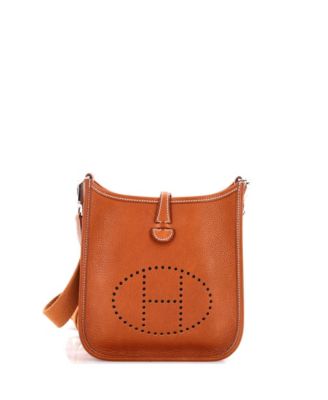 Click here for Pre-Owned HERMES Tpm Evelyne Bag Gen Iii Barenia F... prices