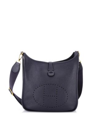 Click here for Pre-Owned HERMES Pm Evelyne Bag Gen Iii Clemence prices