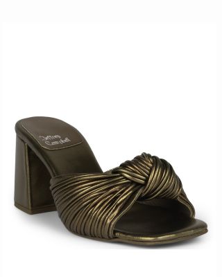 Click here for Jeffrey Campbell Womens Knotted Slides prices