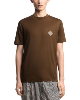Click here for Emporio Armani Regular Fit Crewneck Logo T-Shirt prices