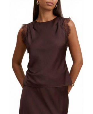 Click here for Ever New Womens Enola Lace Top prices