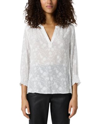 Click here for Gerard Darel Callys Ruffled Cuff Top prices