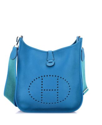 Click here for Pre-Owned HERMES Pm Evelyne Bag Gen Iii Clemence prices