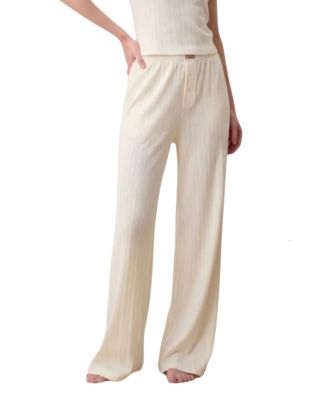 Click here for Lunya Pointelle Wide Leg Pant prices