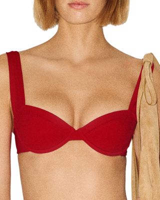 Click here for Reformation Viola Bikini Top prices