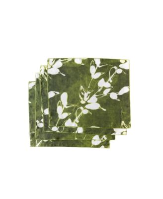 Click here for Goldie Home Porto Print in Olive Placemat  Set of... prices