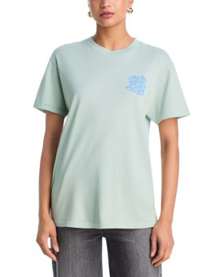 Click here for Anine Bing Cade Wave Graphic Tee prices