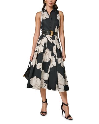 Click here for Donna Karan Belted A Line Dress prices