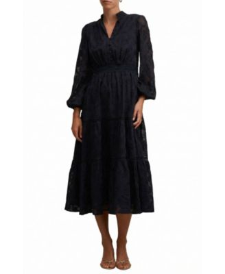Click here for Ever New Womens Nala Embroidered Midi Dress prices